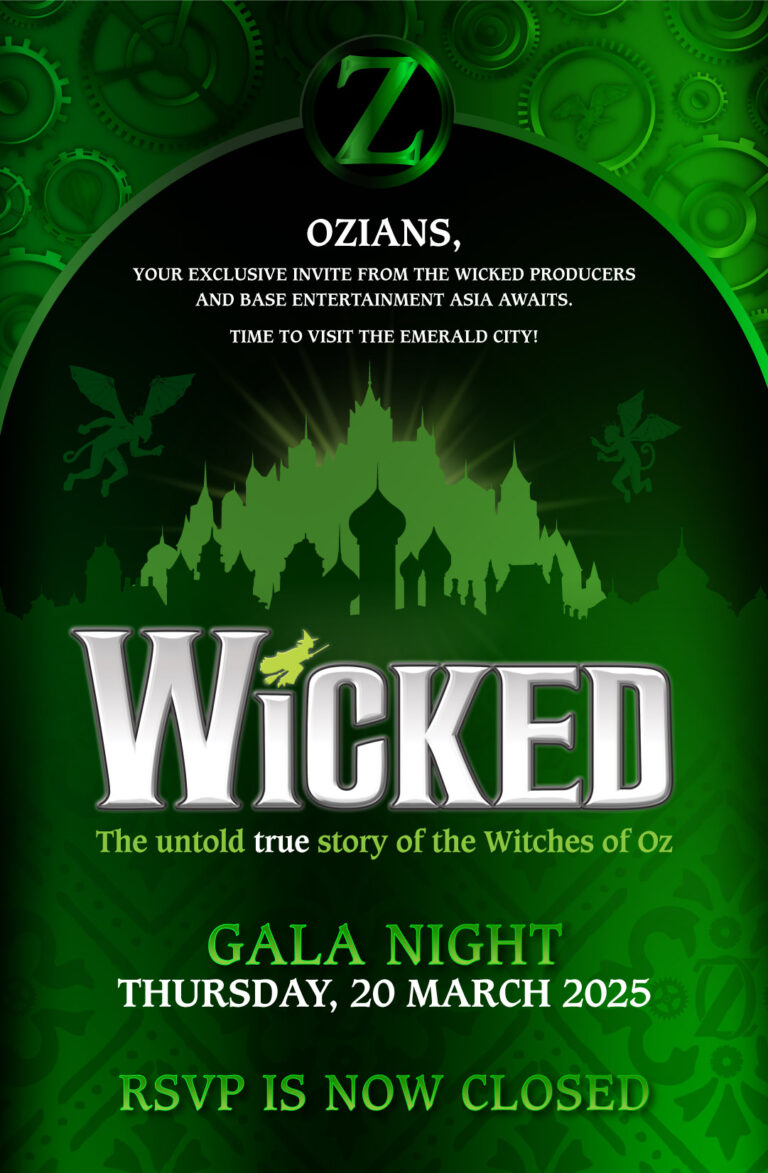 Wicked Gala RSVP - Base Entertainment Asia